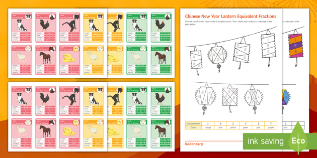 Chinese New Year Maths Activity Pack - Chinese New Year