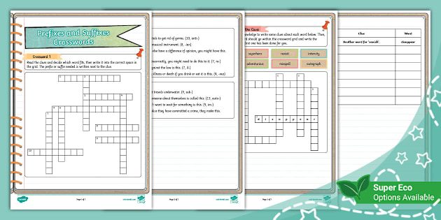 Year 3 Prefixes and Suffixes Parent Guide and Activity Ideas - Twinkl ...