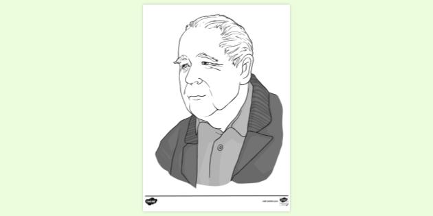 FREE! - Howard Hodgkin Colouring Sheet (teacher made)