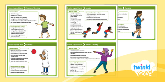 Move: Reception Games: The Olympics Teacher Support Cards
