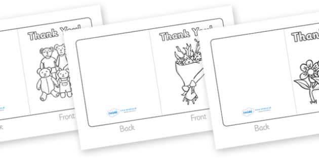 Class Visitor Thank You Cards - Card template, visitor, people