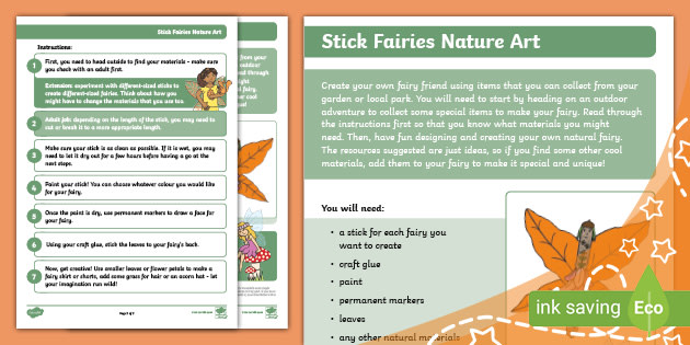 Stick Fairies (teacher made)