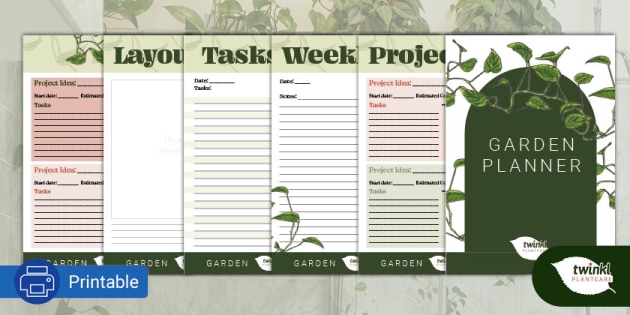 FREE! - Printable Garden Planner (Teacher-Made)