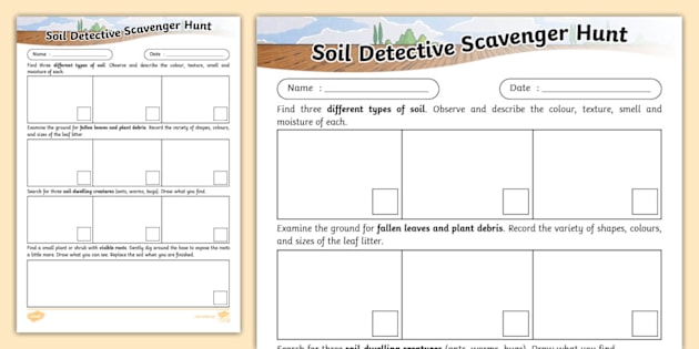 Detective Scavenger Hunt