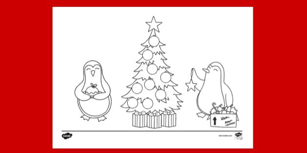 FREE! - Christmas Cartoon Colouring | Colouring Page