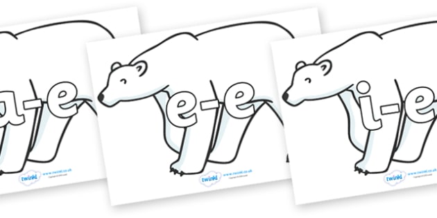 FREE! - Split Digraphs on Polar Bears (teacher made)
