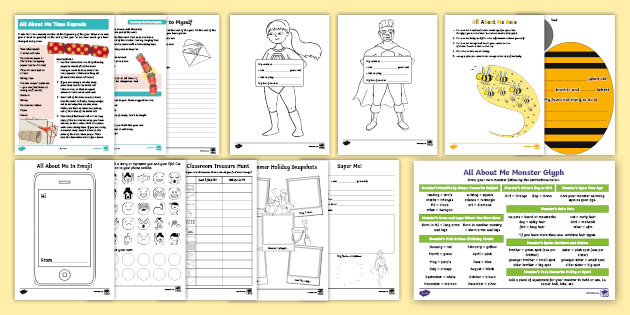 Year 2 Fun Worksheets - First Week Back Activity Pack