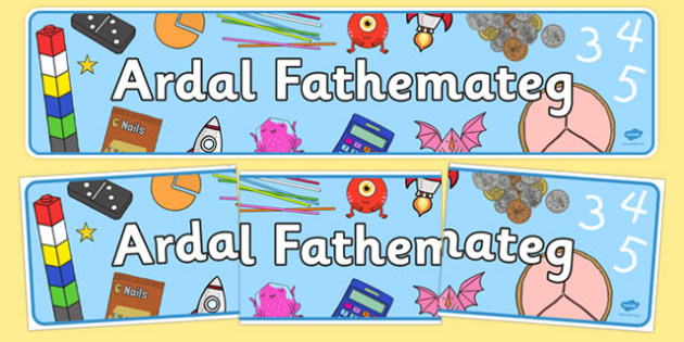 Ardal mathemateg Welsh (teacher made)