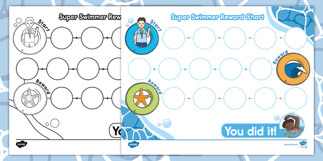 Super Swimmer Reward Chart