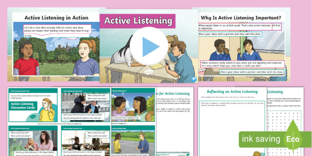 UKS2 Active Listening Resource Pack | Wellbeing | Twinkl