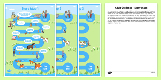 Story Maps Adult Guidance (teacher made)