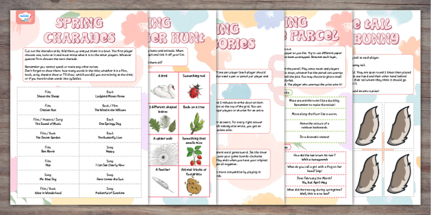 Spring Party Games Bundle | Twinkl Party (Teacher-Made)