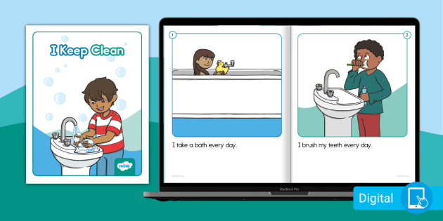 Keeping Clean Emergent Reader eBook | Twinkl USA
