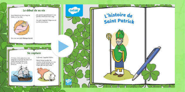 L'histoire de Saint Patrick (creat de profesori)