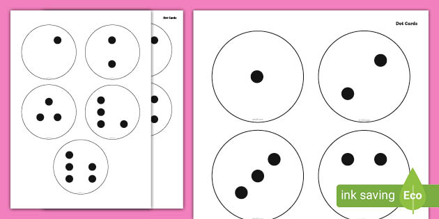 👉 Dot Cards 1-5 Matching Activity (teacher made)