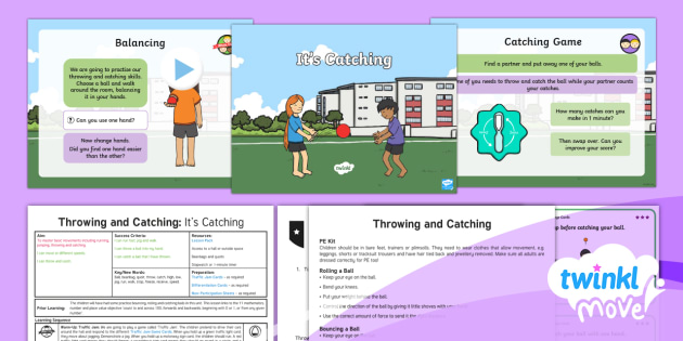 👉 Multi-Skills: Year 1 Throwing and Catching: Lesson 3