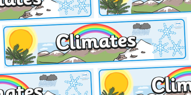 Climates Display Banner - display, banner, display banner