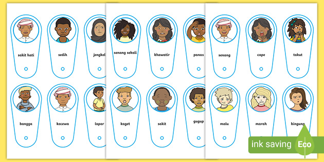 Indonesian Feelings and Emotions Communication Fan