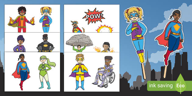Superhero Puppets To Make