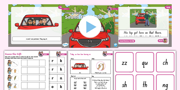 Phonics Level 3 Week 5 Lesson 4 Pack 'or' words phonics