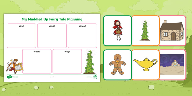 Fee! Fi! Fo! Fum! Muddled Up Fairy Tales Resource Pack