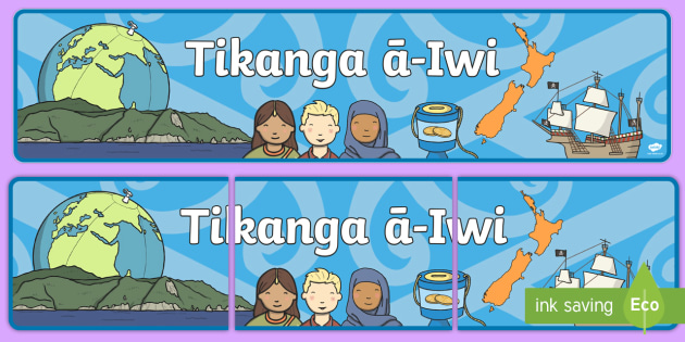 Social Sciences Display Banner Te Reo Māori (teacher made)