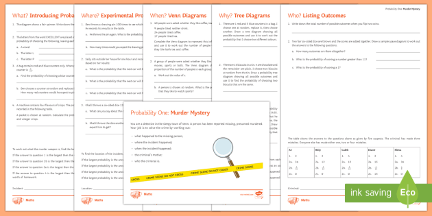 Statistics - Murder Mystery Pack | Maths | Beyond