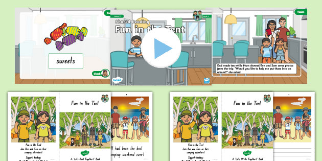 Phonics: Level 4: Week 3 Lesson 5 Pack Consonant Blends