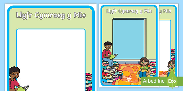 Poster Arddangos Llyfr Cymraeg y Mis