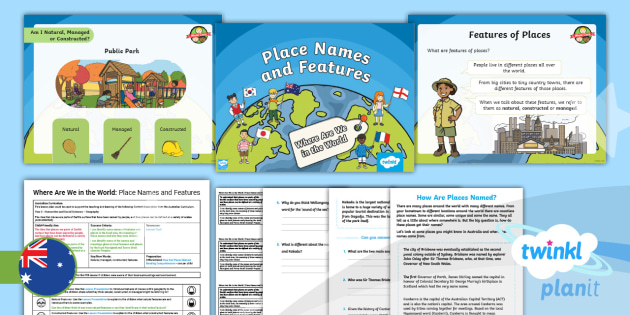 Year 2 HASS Geography Where Are We in the World Lesson 5