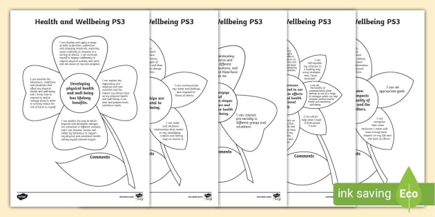 CfW: Health and Wellbeing PS3 Assessment Flower Pack