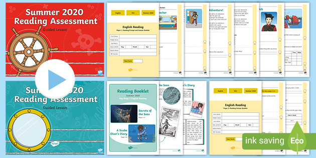 Year 2 SATs Survival Reading Assessment Pack 2020