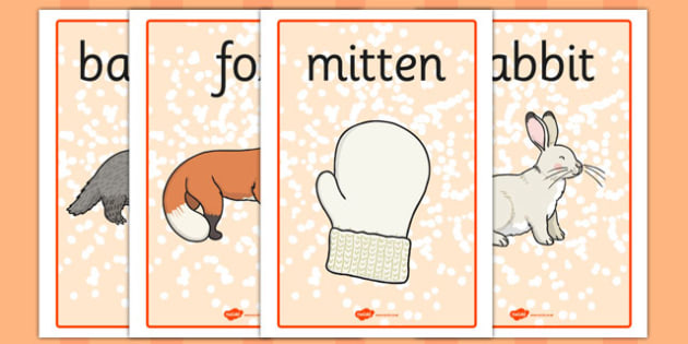 The Mitten Display Posters
