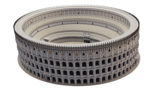 Colosseum Augmented Reality (AR) Quick Look Model Educational Teaching