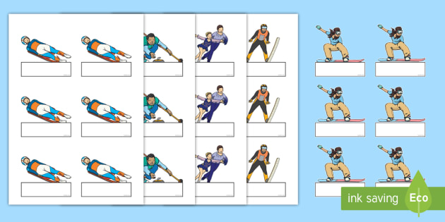 Winter Olympics Self-Registration