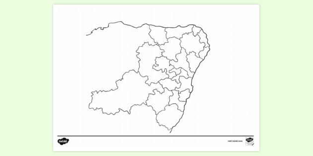 Aberdeenshire No Labels Colouring Sheet | Colouring Sheets