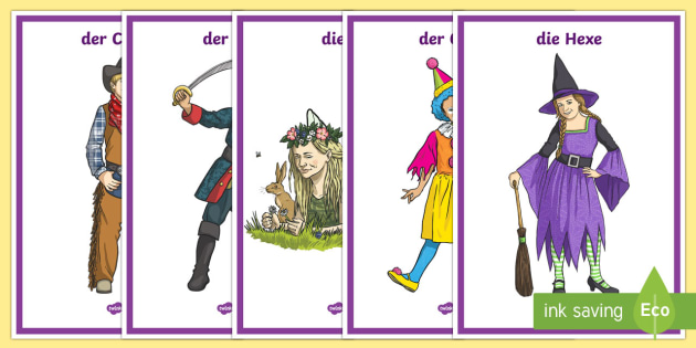 German Carnival Display Posters