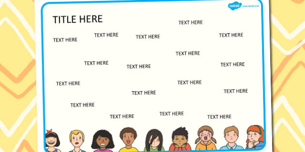 Emotions Themed Editable Word Mat (teacher made)