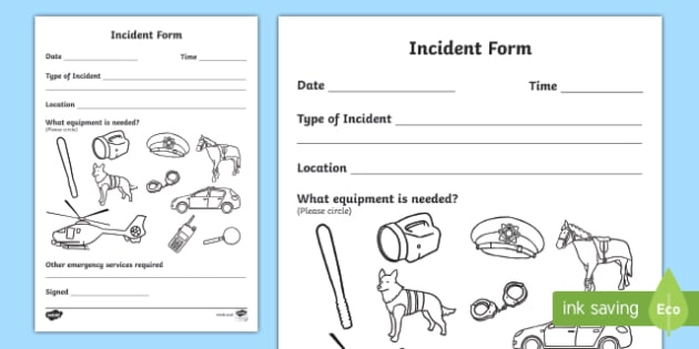 Garda Incident Form