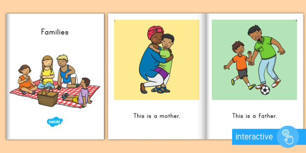 Families Emergent Reader eBook (teacher made)