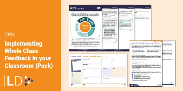 CPD: Implementing Whole Class Feedback in Your Classroom (Pack)