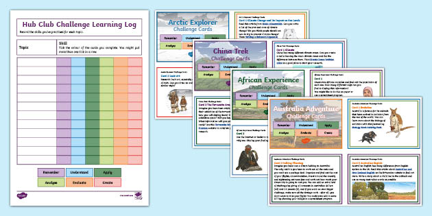 Hub Club Challenges - Homeschooling & Specific Resources