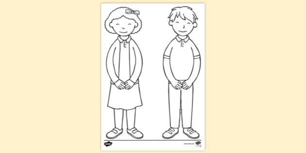 FREE! - Little Kids Colouring Page | Colouring Sheets