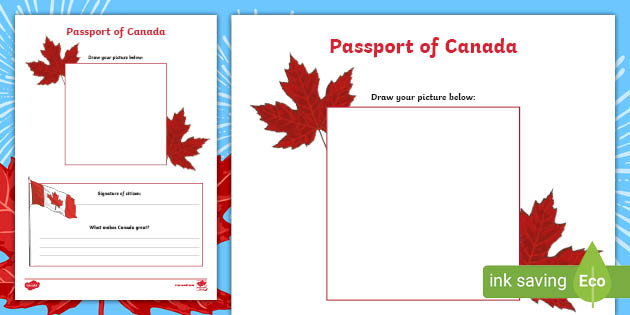 Canada Day Passport Activity - Canada Day Resources