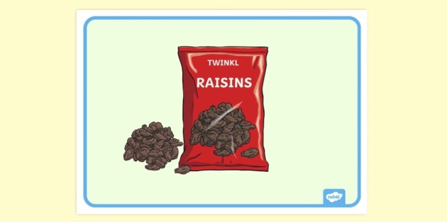 Illustrated Raisins Poster | Twinkl Display Resources