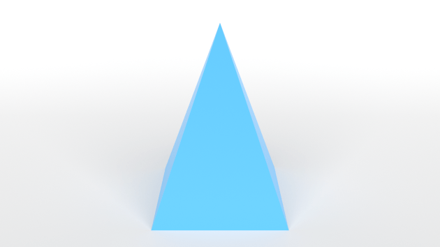 FREE! - 3D Model - Square-based Pyramid (teacher made)