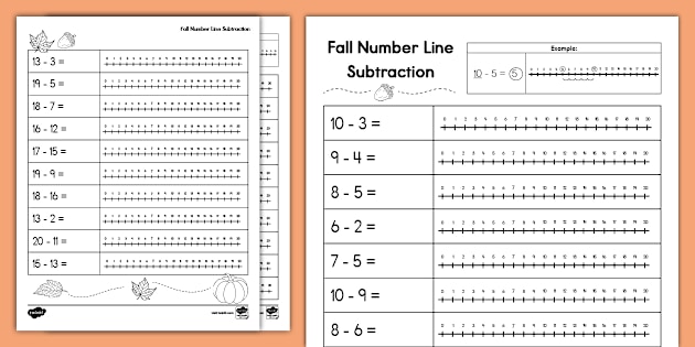 Kindergarten Number Lines | twinkl.com