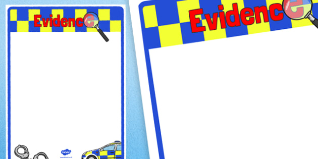 Presentation Police Page Border - presentation police, page