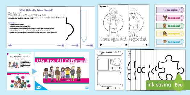 Anti-Bullying Week 2017: All Different - All Equal Early Level Resource Pack