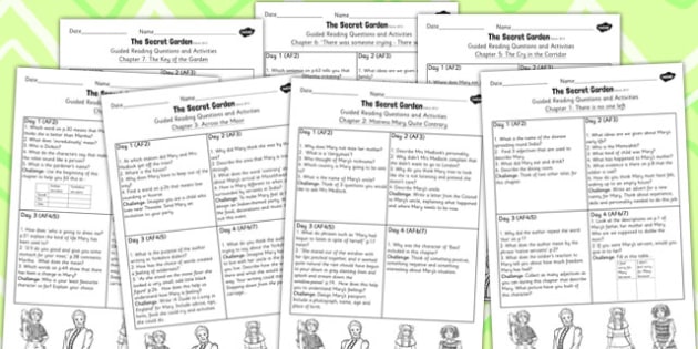 The Secret Garden Guided Reading Pack KS2 (teacher made)